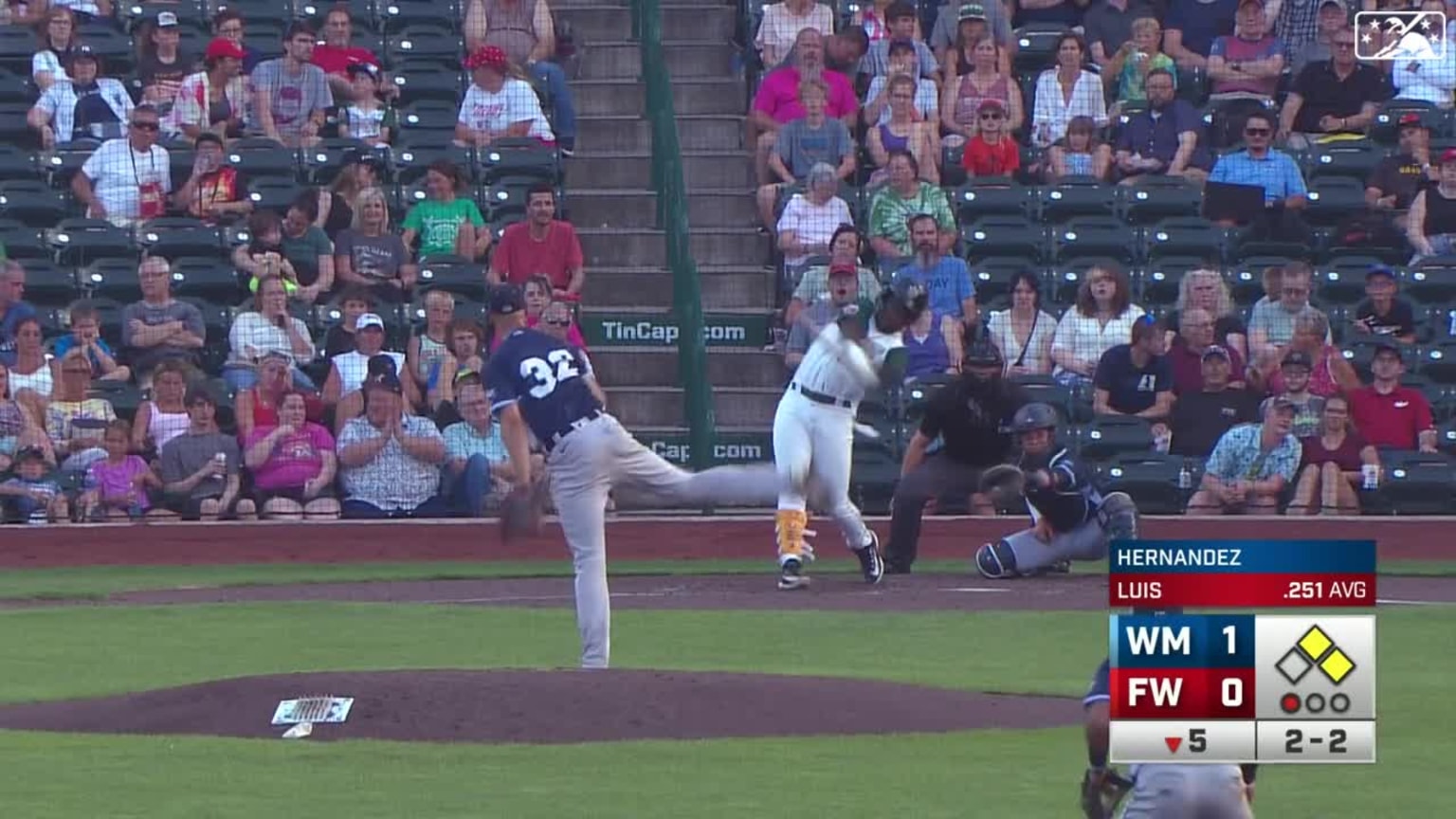 Wilkel Hernandez' fifth strikeout | 07/06/2023 | MiLB.com