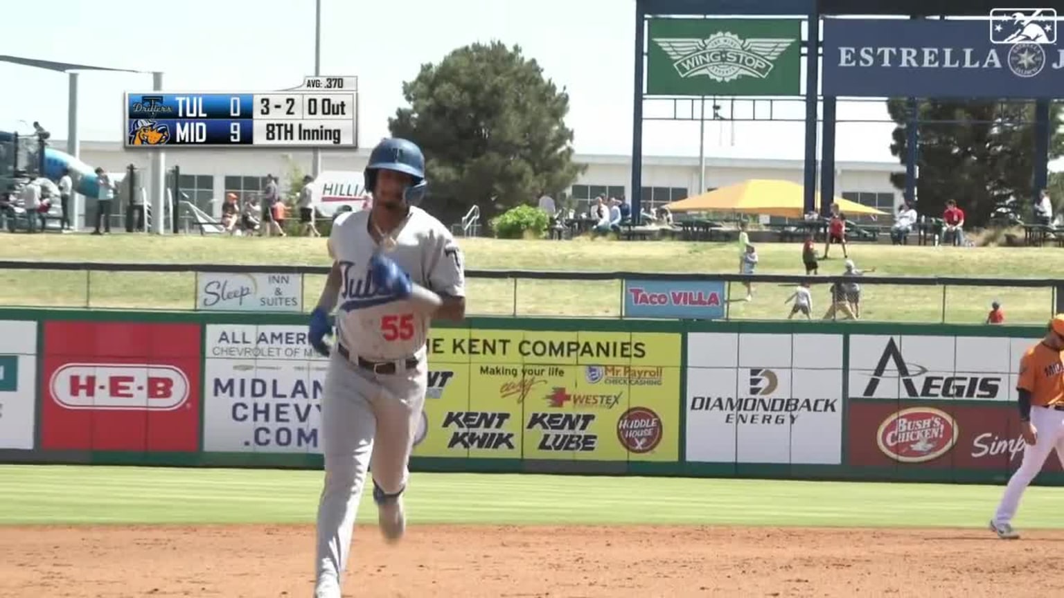 Jose Ramos swats a solo home run | 04/16/2023 | Drillers