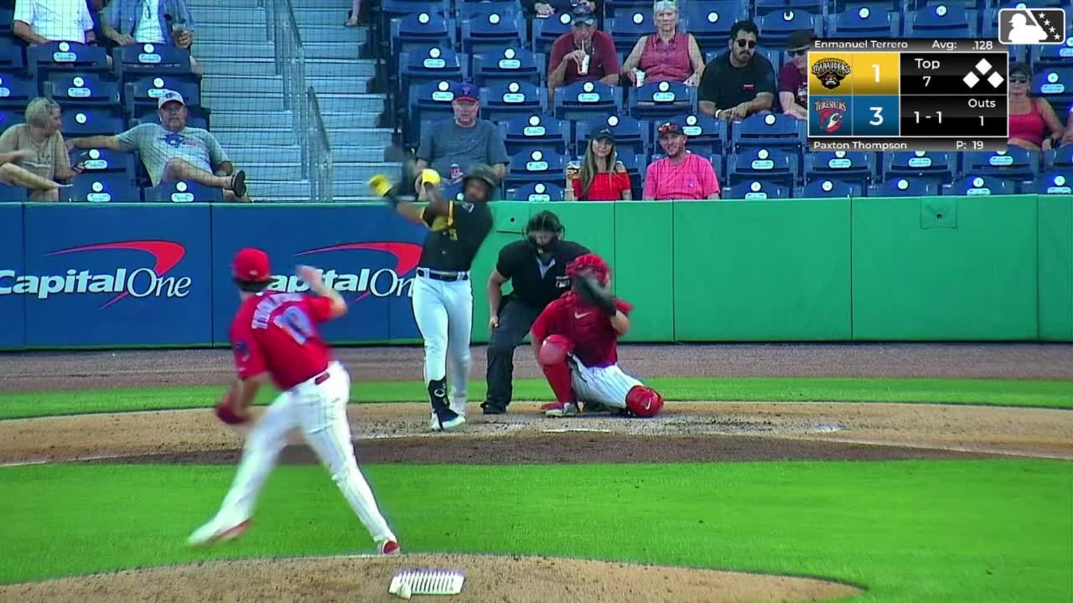 Enmanuel Terrero's solo home run | 06/26/2024 | Marauders