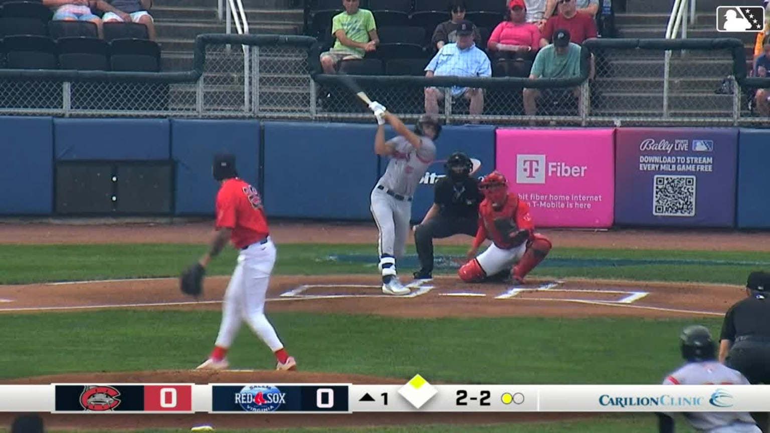 Brady Ebel collects a base hit in his first at-bat | 08/19/2025 | Warbirds