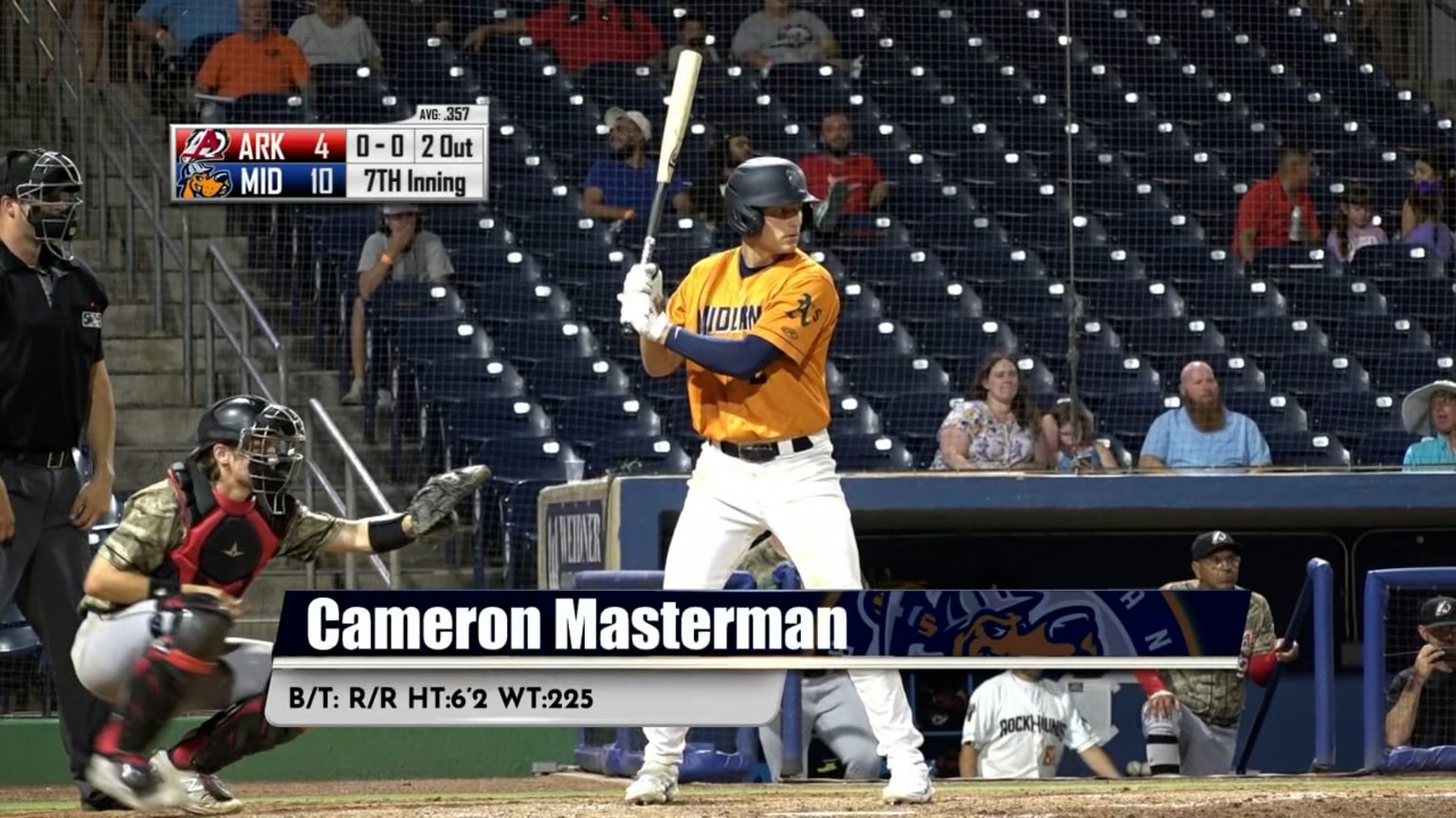 Cameron Masterman's six RBI night | 08/12/2023 | MiLB.com