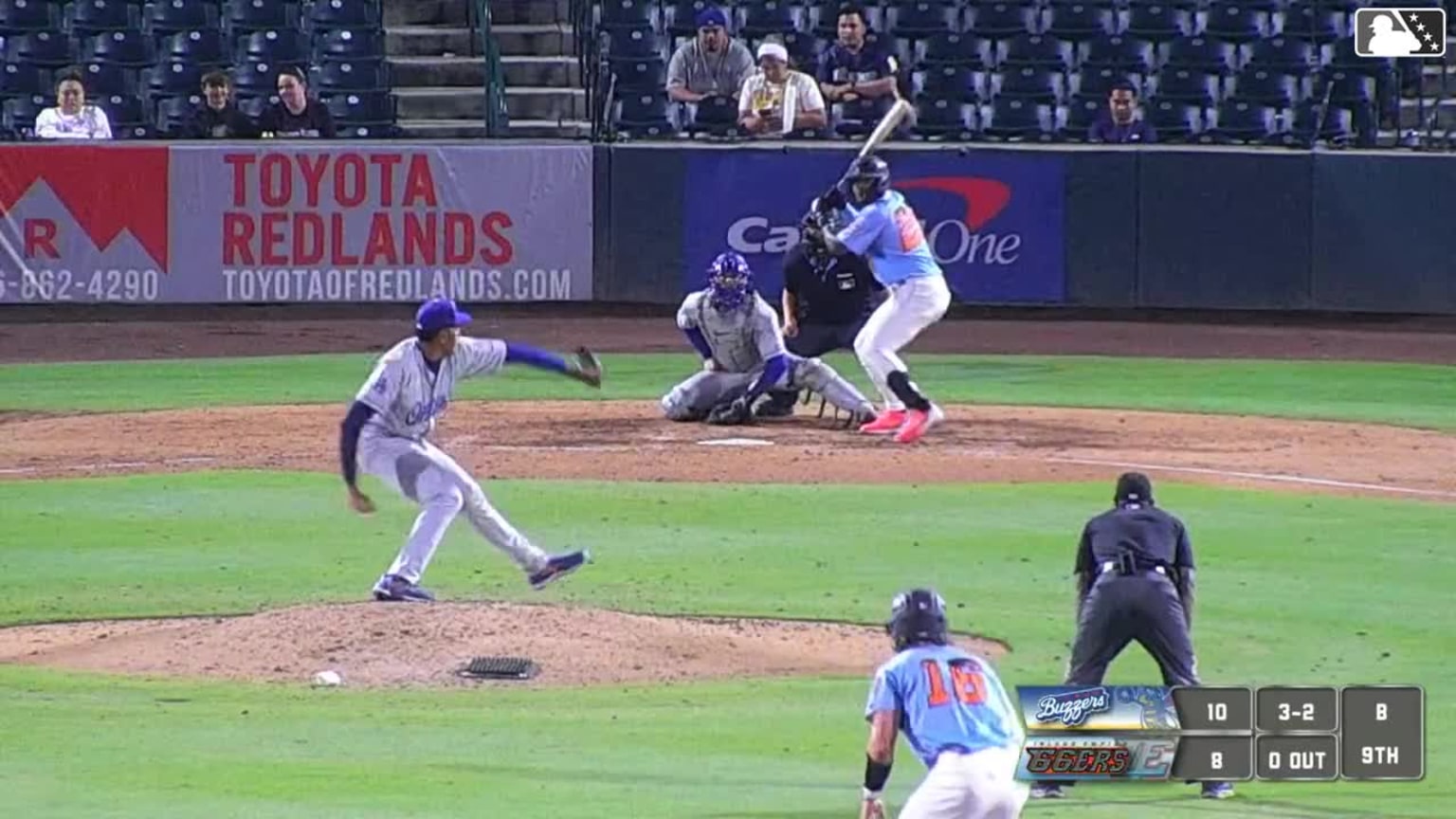 Cesar Quintas walks. Brady O'Brien scores. Connor Dykstra to 3rd ...
