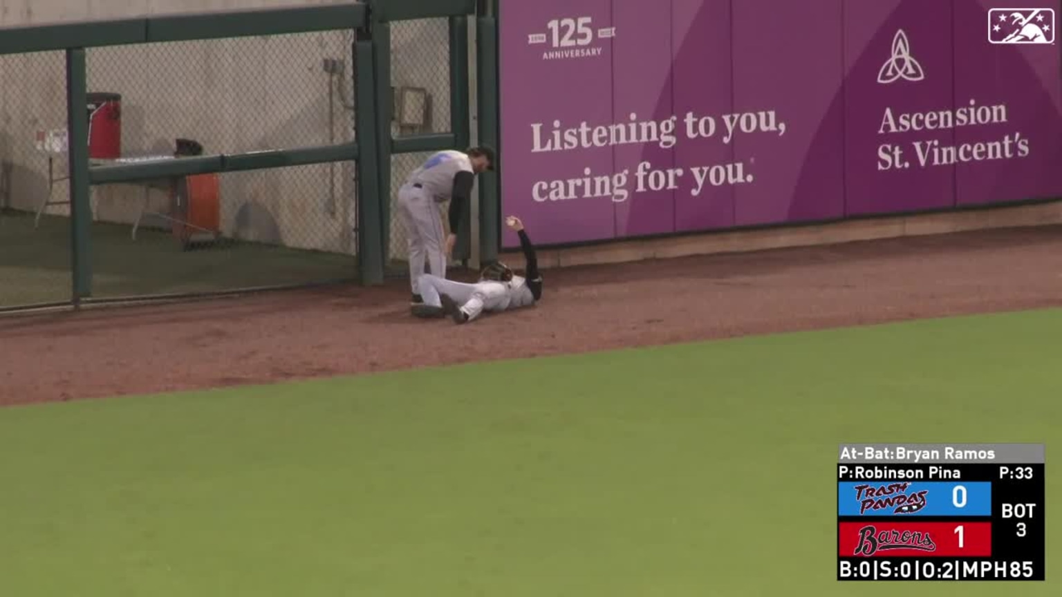 Bryce Teodosio's nice catch | 08/05/2023 | MiLB.com