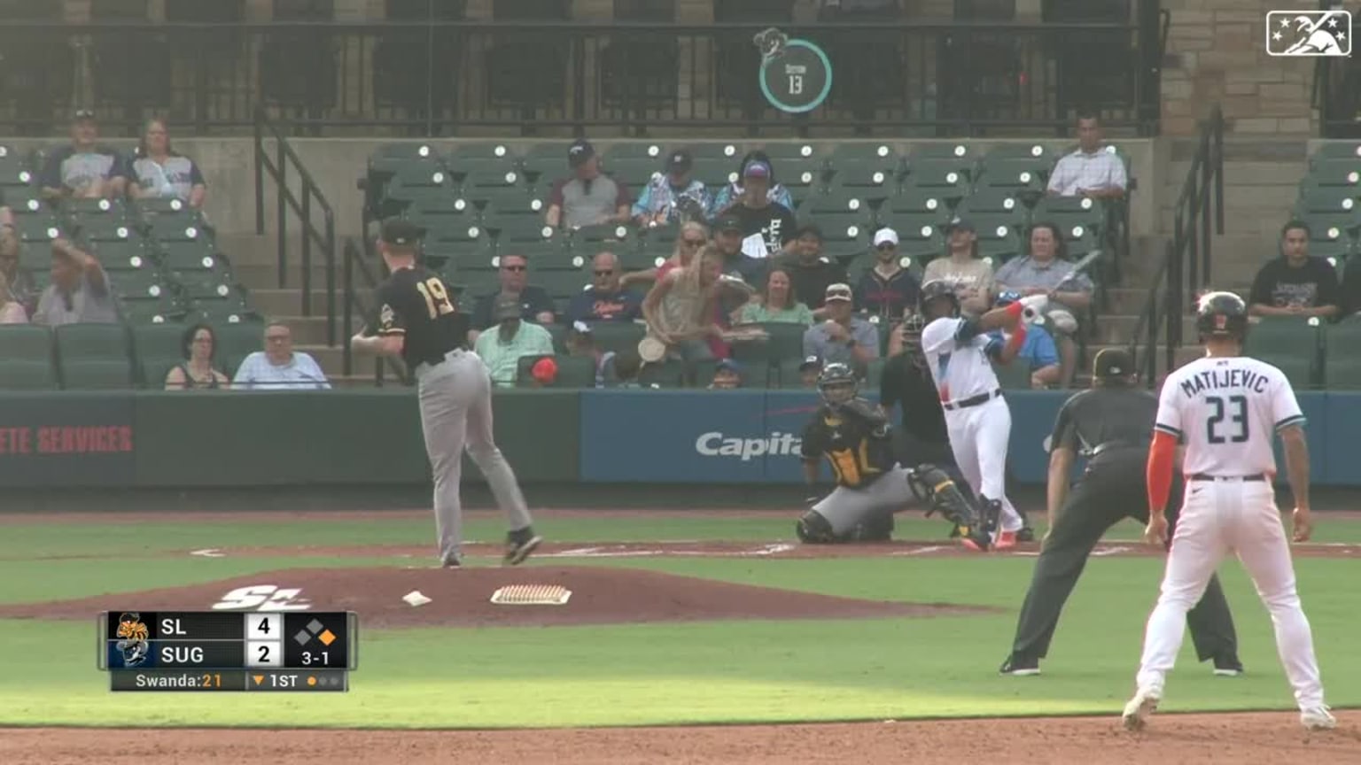 Pedro León's RBI double | 05/25/2023 | Space Cowboys