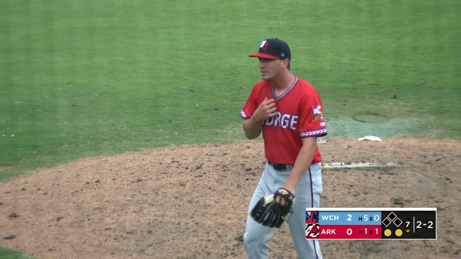 Taylor Floyd strikes out three in relief outing | 06/23/2024 | Wind Surge