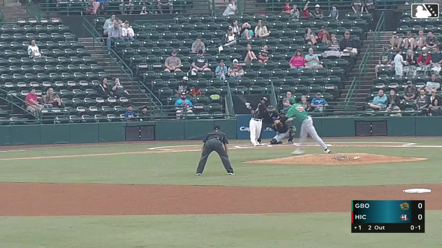 Yeison Morrobel's third homer of the season | 05/19/2024 | Crawdads
