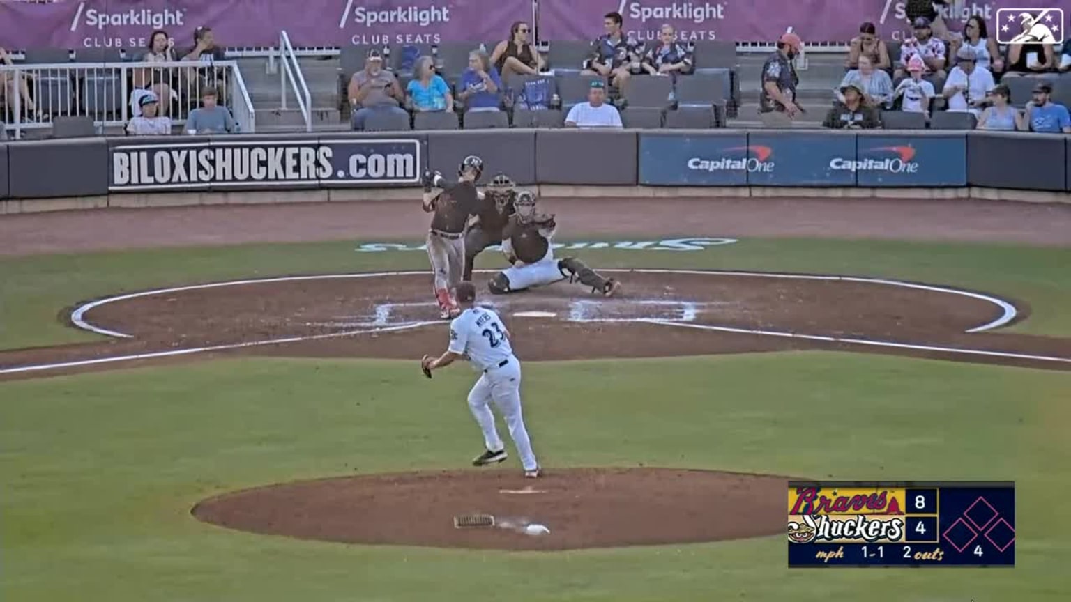 Jesse Franklin V's second homer | 07/02/2023 | MiLB.com