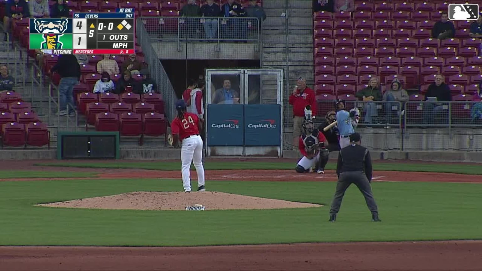 Jose Devers' two-run homer | 05/29/2024 | Captains