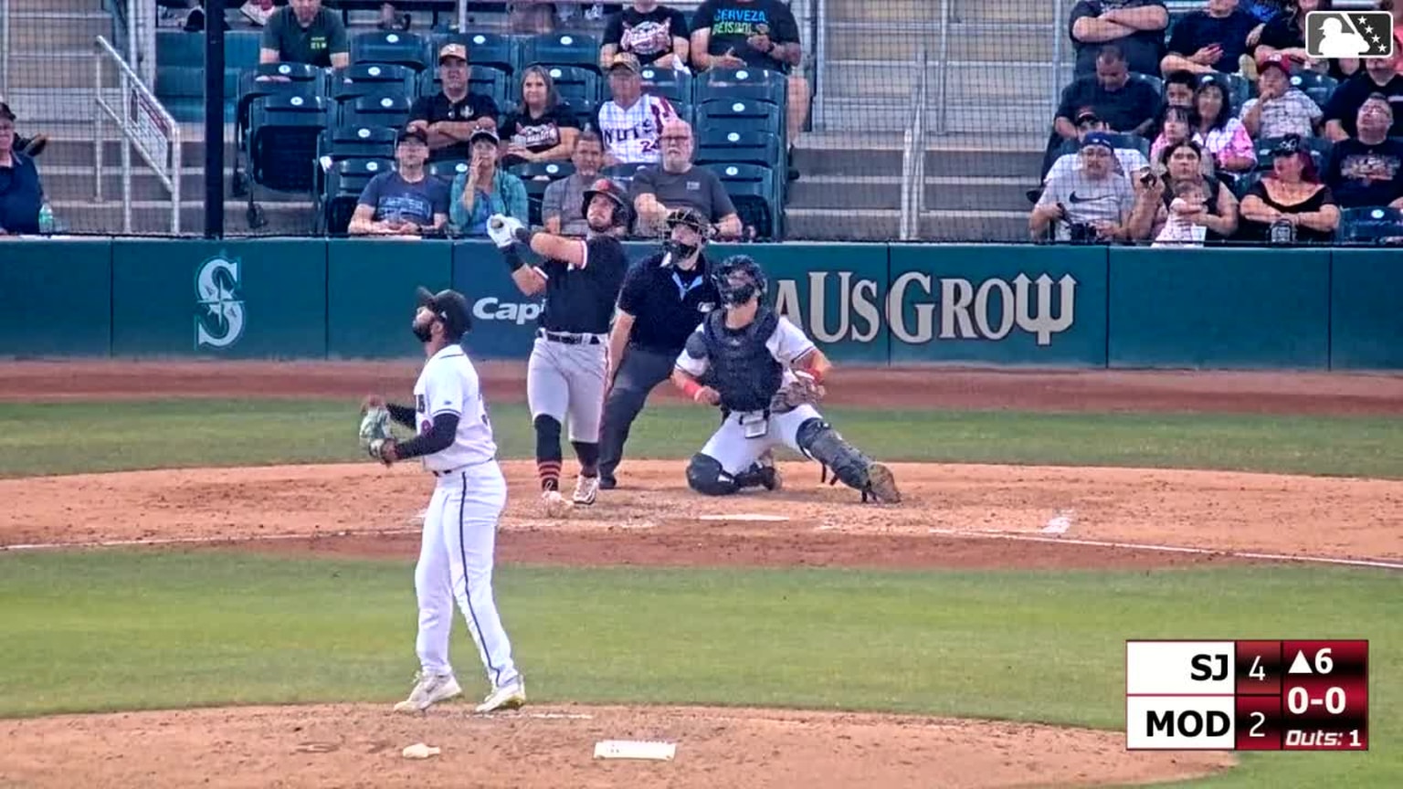 Cole Foster hits a grand slam | 06/21/2024 | Giants