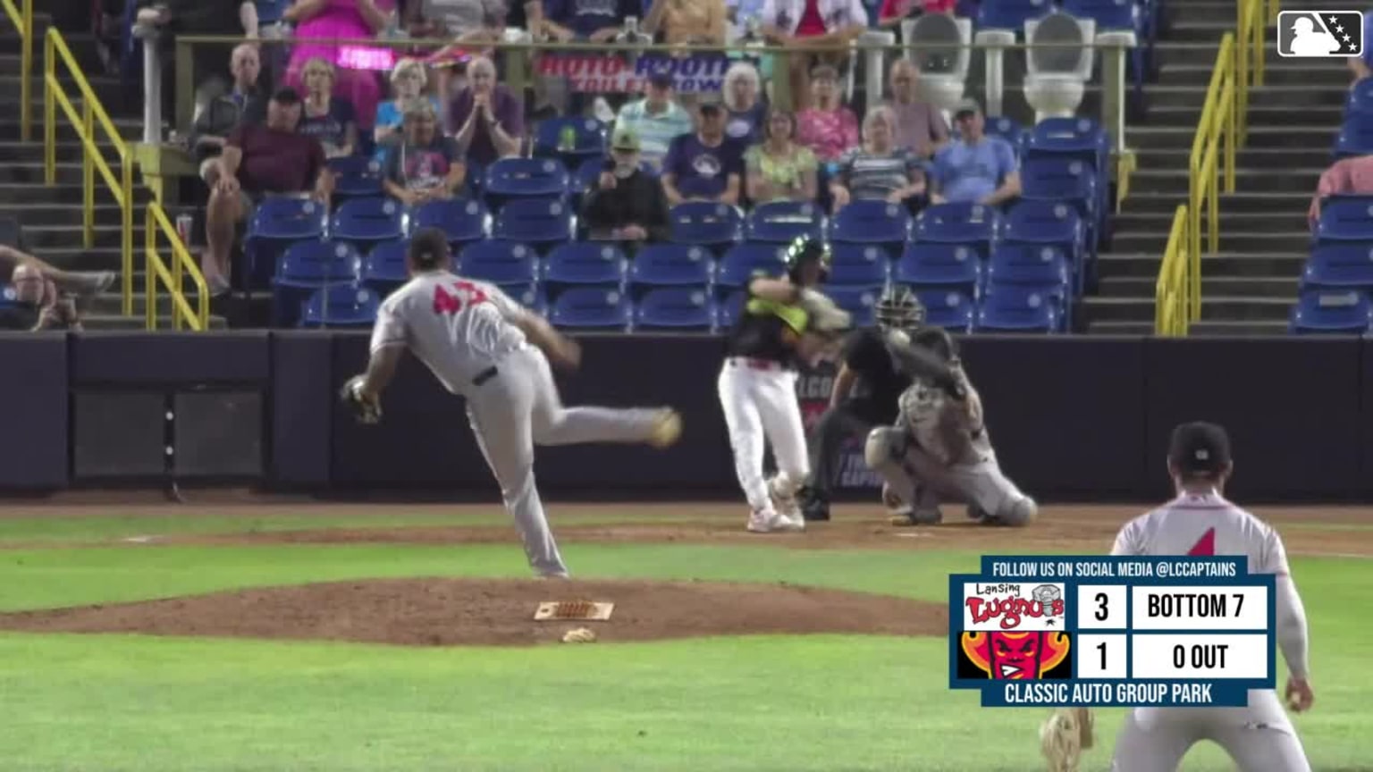 Guardians No. 18 prospect Jake Fox's solo homer | 07/10/2024 | Captains