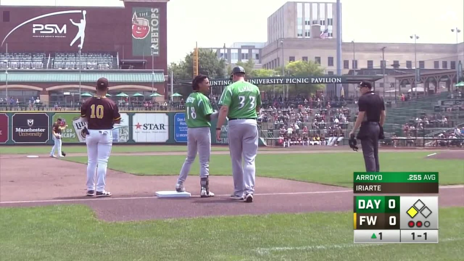 Edwin Arroyo rips a triple | 06/18/2023 | Dragons