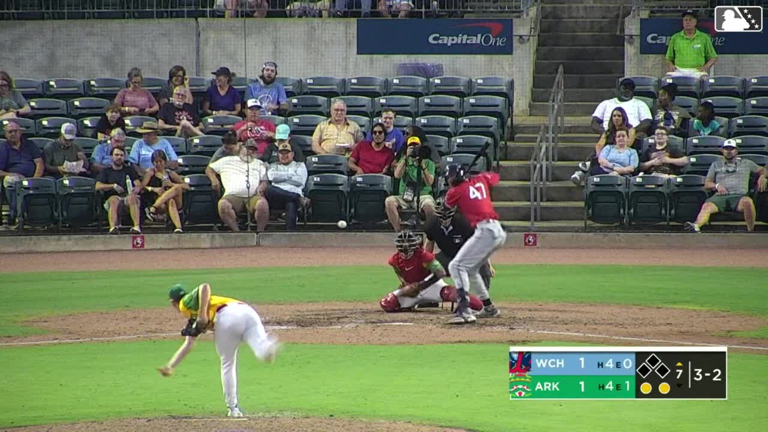 Logan Evans' collects a strikeout | 06/21/2024 | Travelers