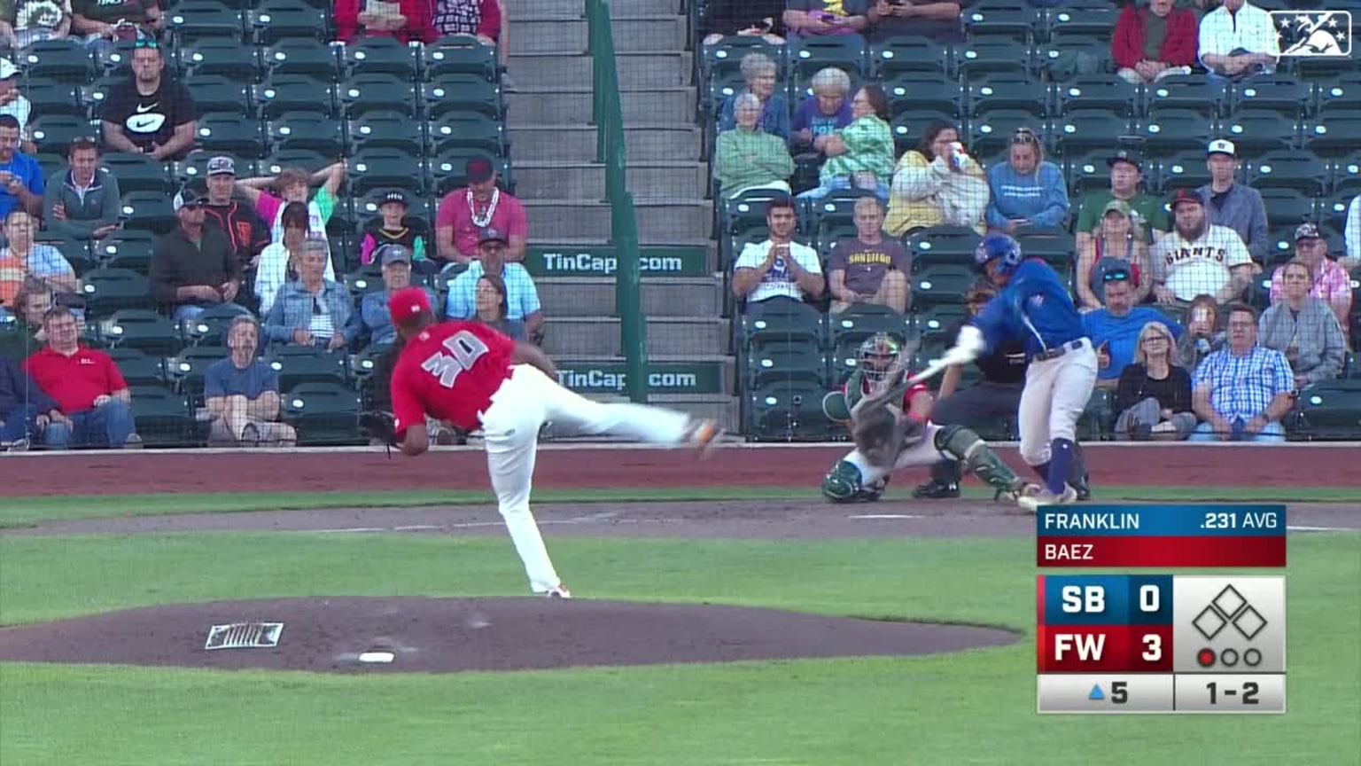 Christian Franklin's solo homer | 08/31/2023 | Cubs