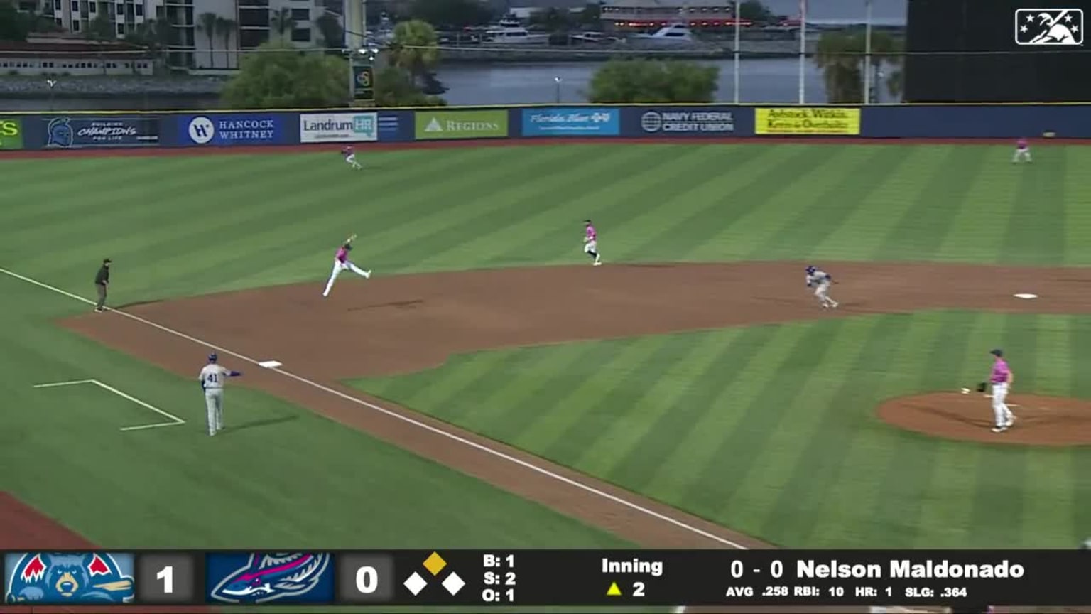 Cody Morissette's great play | 05/18/2023 | Blue Wahoos