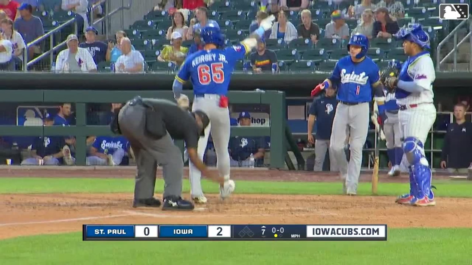 DaShawn Keirsey Jr.'s solo home run | 06/29/2024 | Saints