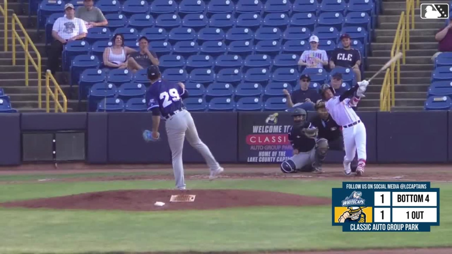 Jose Devers' two-run home run | 05/22/2024 | Captains