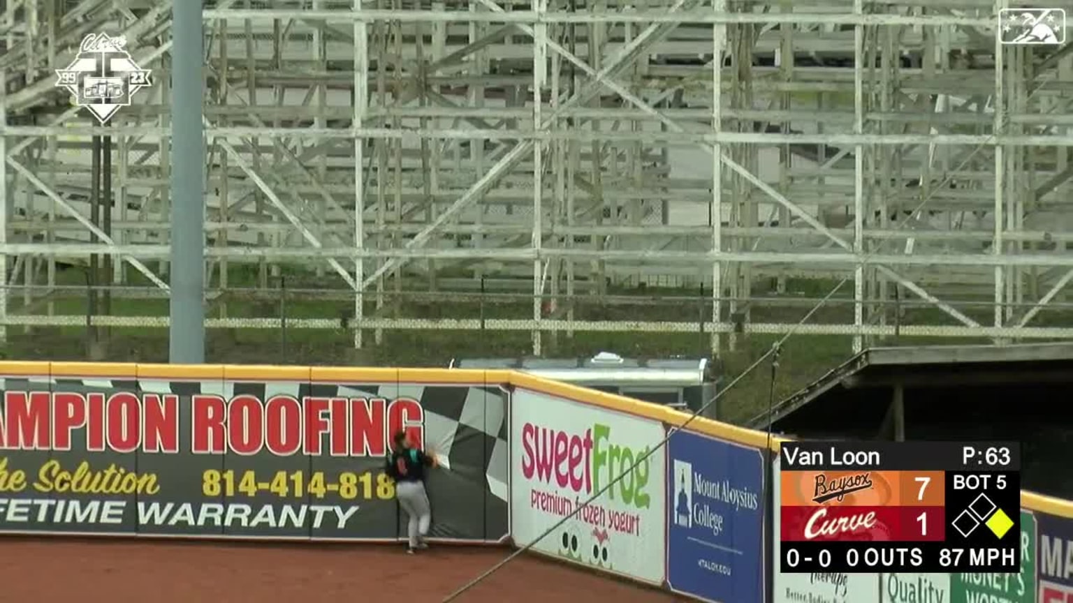 John Rhodes' great catch | 06/22/2023 | MiLB.com