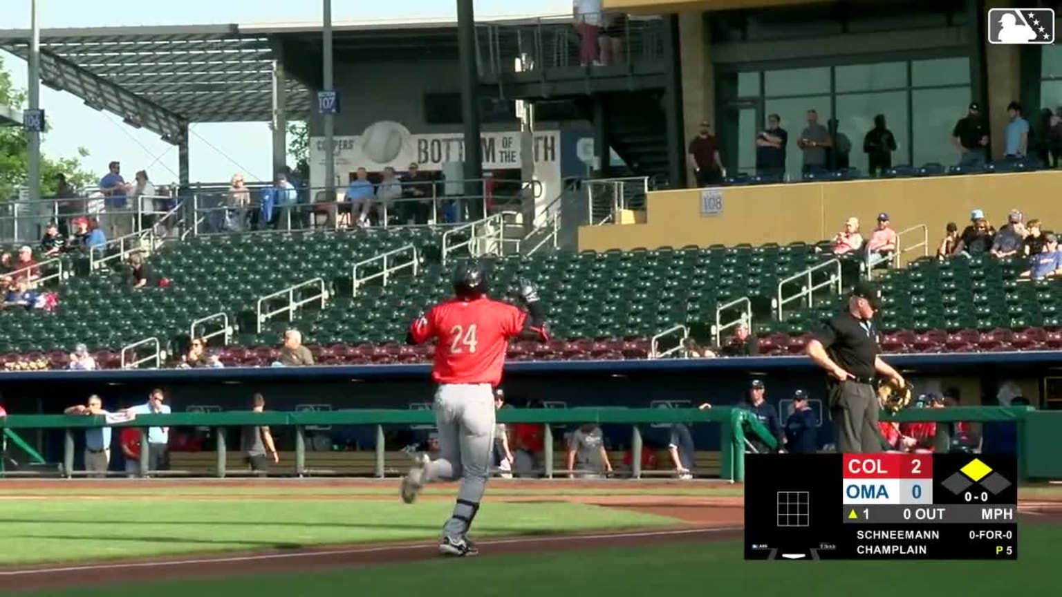 Juan Brito's two-run home run | 05/23/2024 | Clippers
