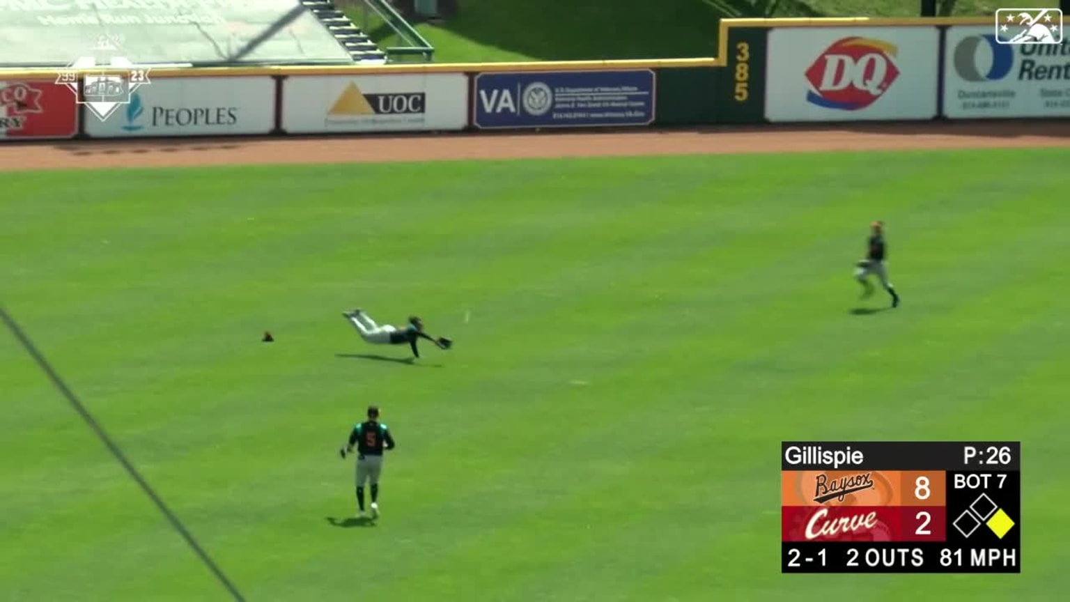 Donta' Williams' diving catch | 04/19/2023 | MiLB.com