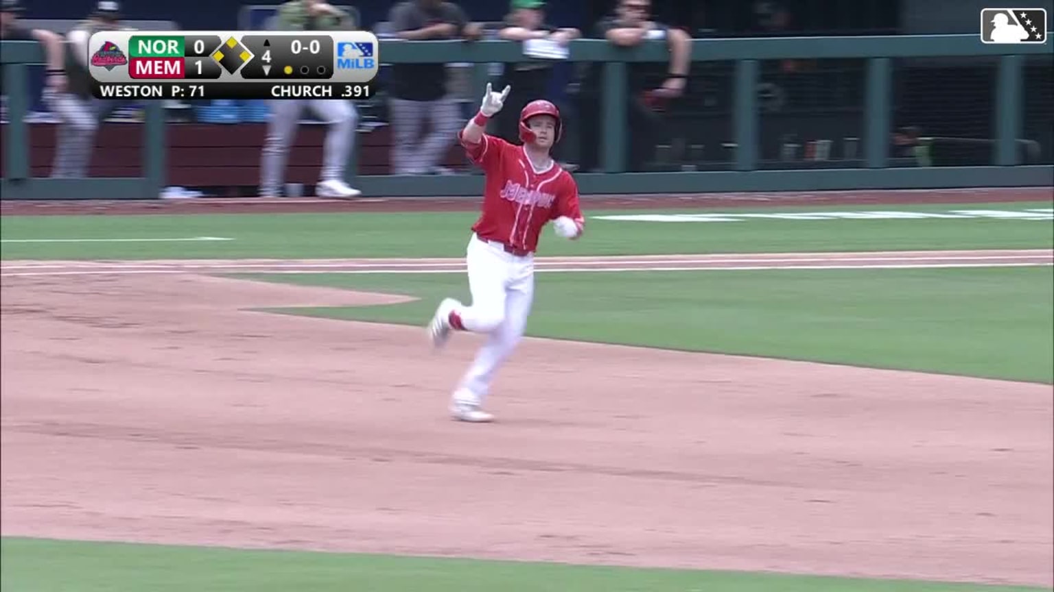 Nathan Church's grand slam | 06/20/2025 | MiLB.com