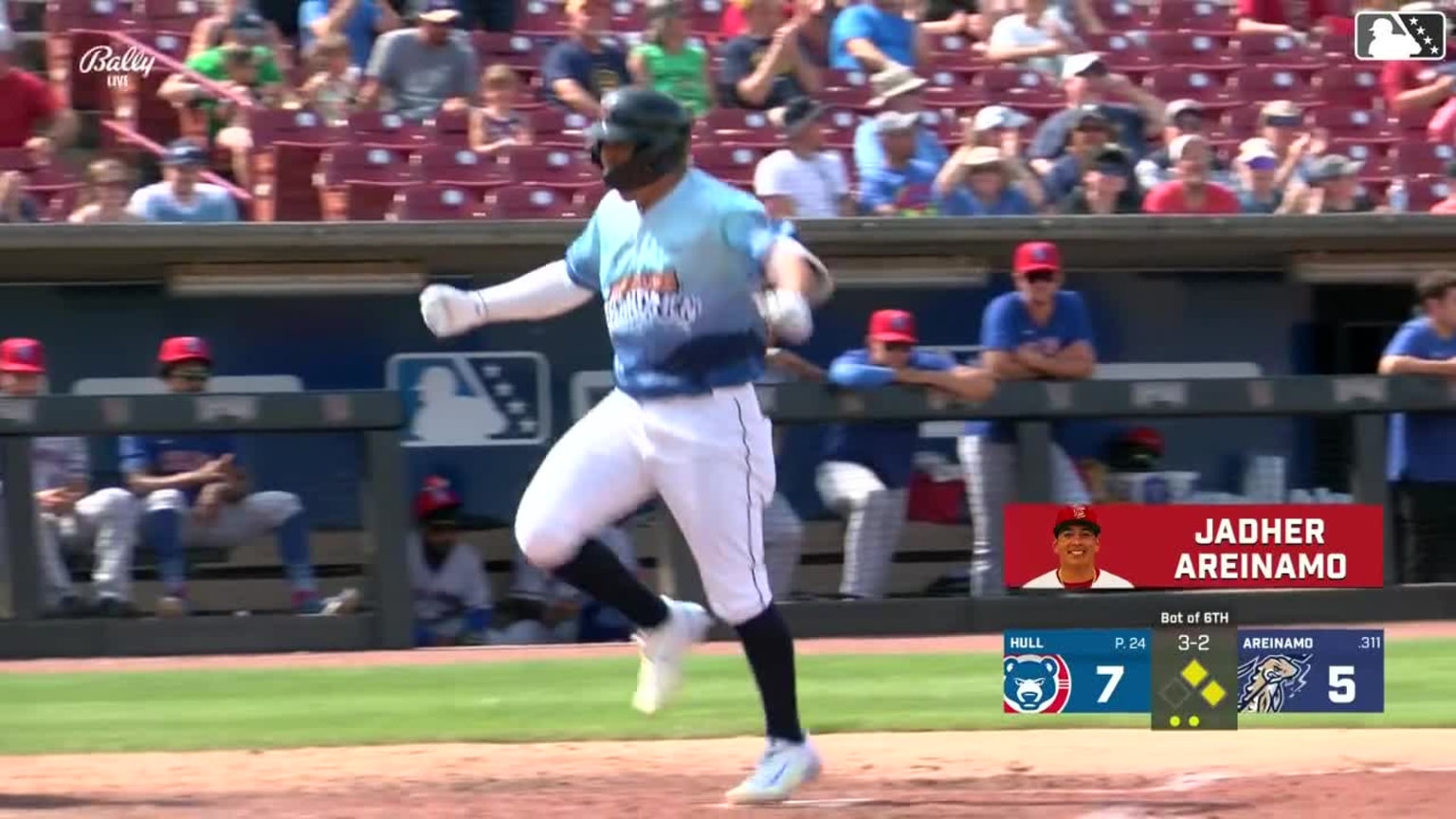 Jadher Areinamo's three-run home run | 08/04/2024 | MiLB.com