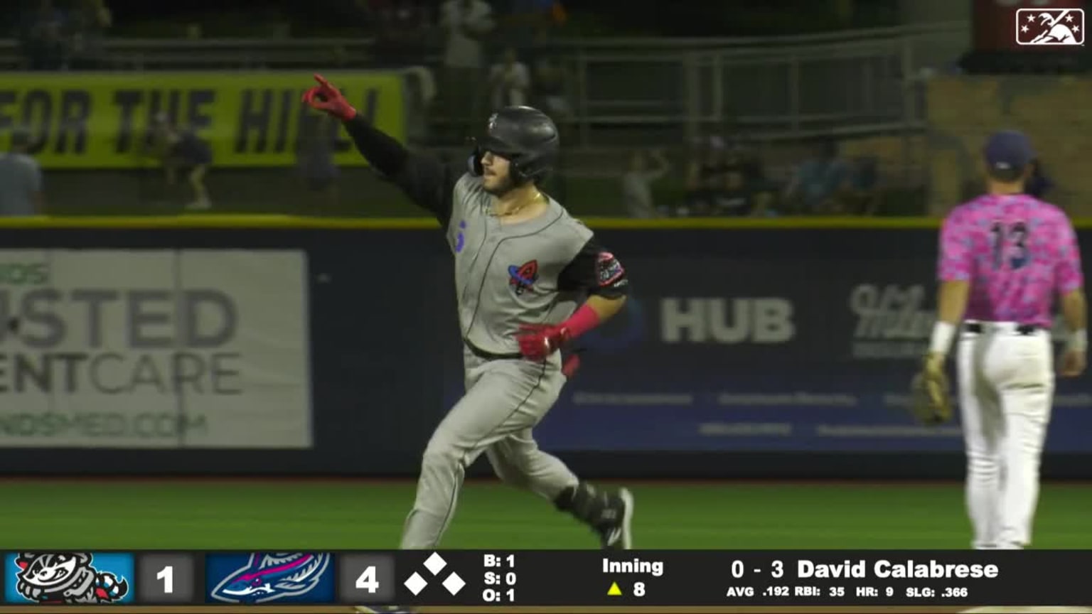David Calabrese's solo homer | 07/20/2023 | Trash Pandas