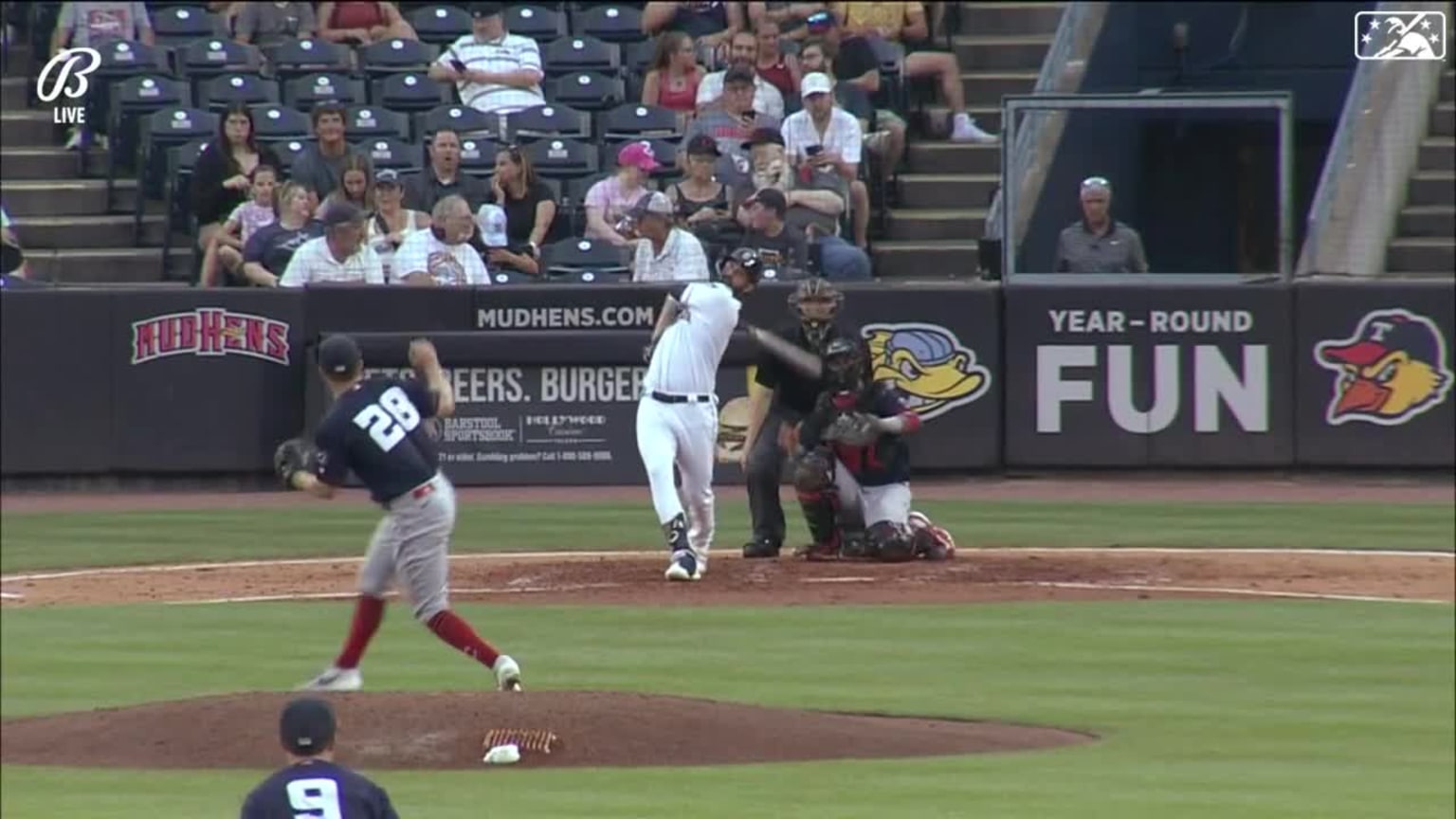 Riley Greene's solo home run | 07/07/2023 | Mud Hens