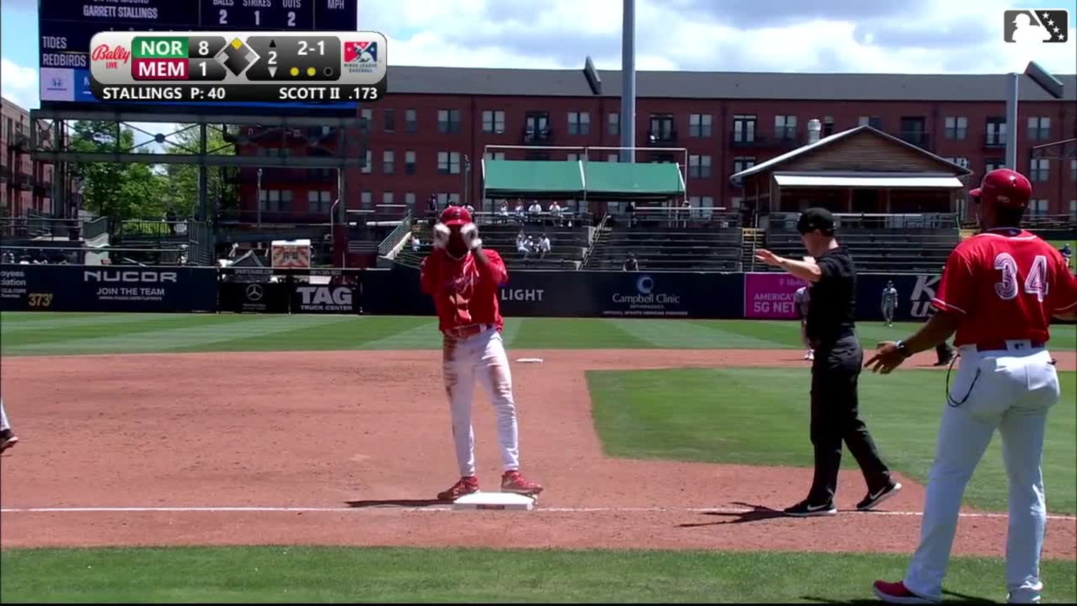 Victor Scott II's RBI triple | 05/10/2024 | Redbirds