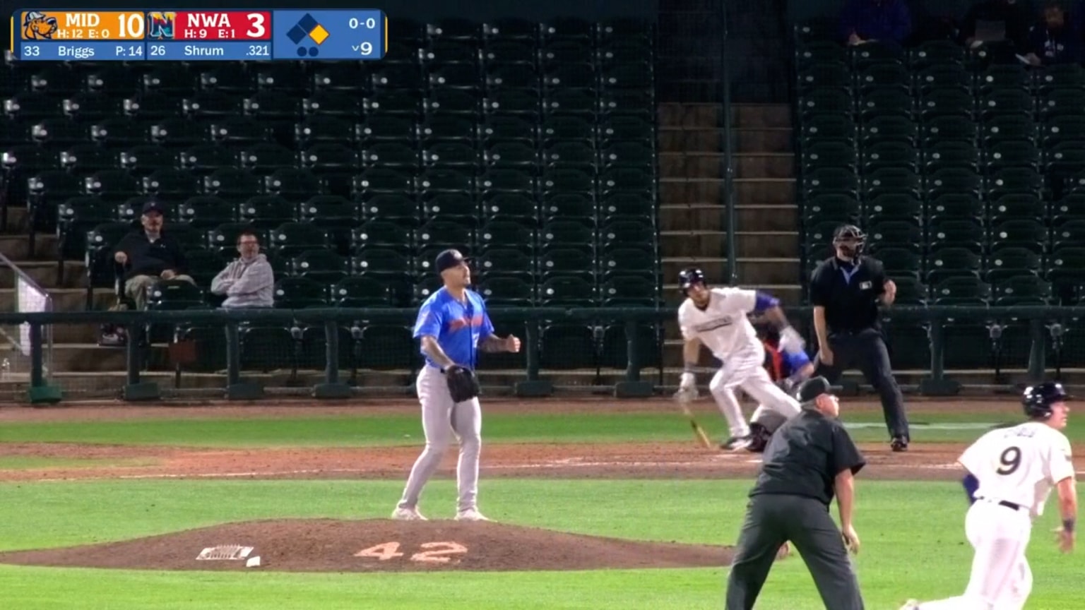 Luca Tresh RBI Double vs Midland | 04/17/2024 | Naturals