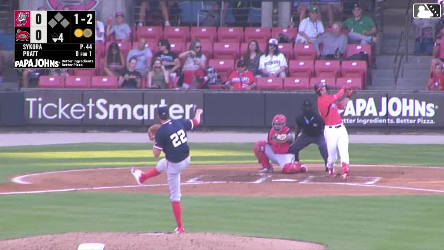 Nationals No. 11 prospect Travis Sykora's third K | 06/14/2024 | Nationals