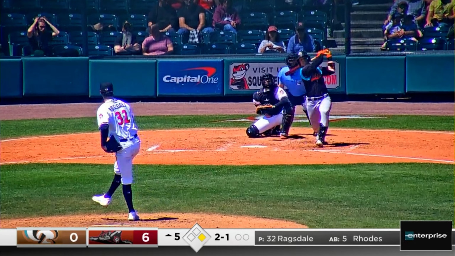 John Rhodes' first home run of the year | 04/23/2024 | MiLB.com