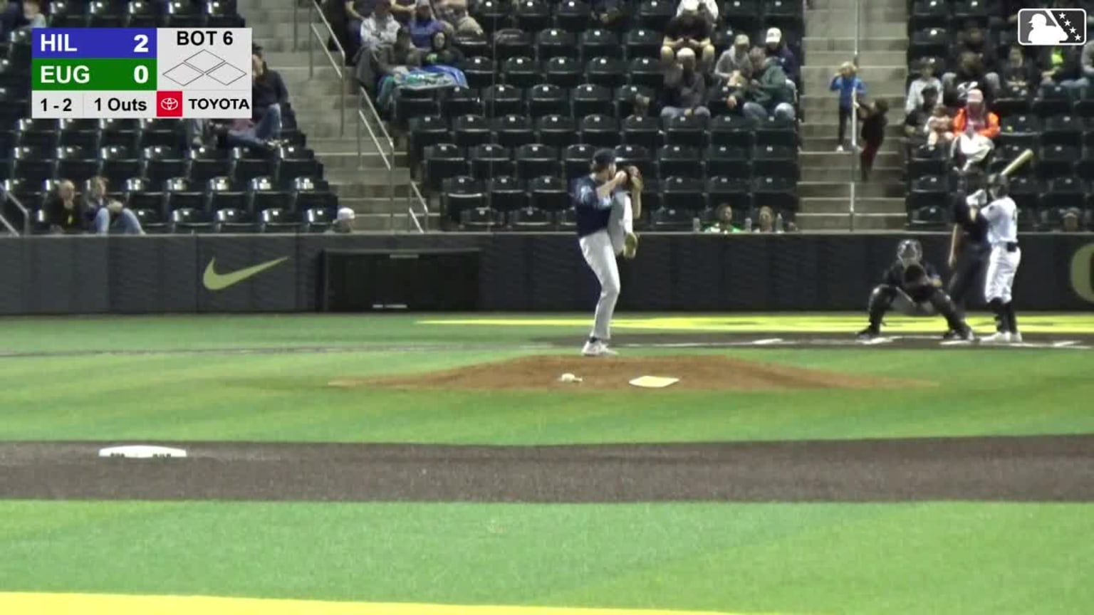 Billy Corcoran's seventh strikeout of the game | 04/24/2024 | Hops