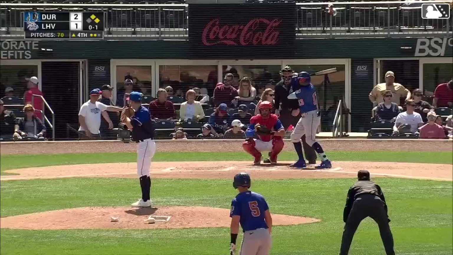Junior Caminero's two-run double | 04/14/2024 | MiLB.com