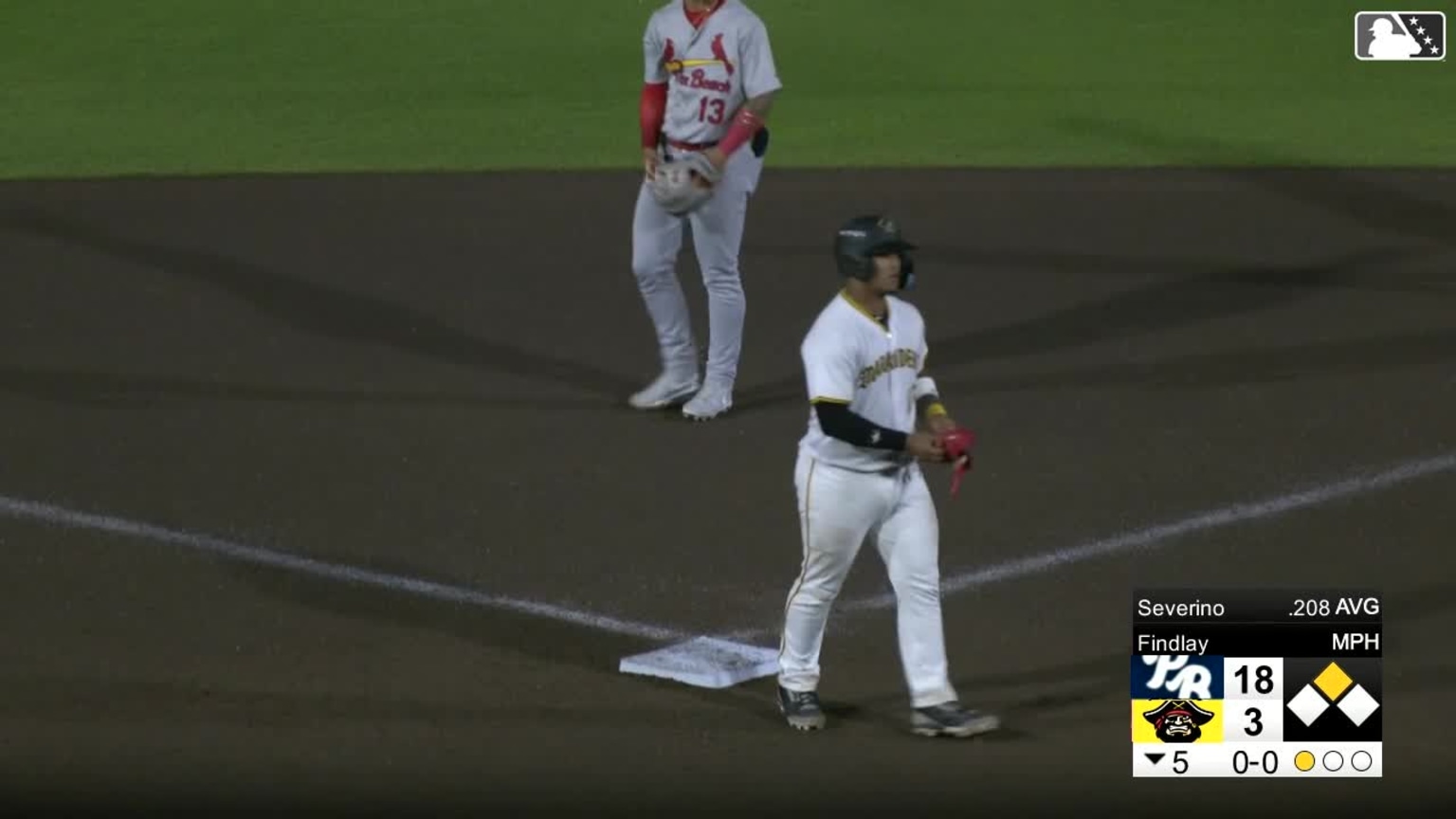 Axiel Plaz's three-run double | 04/11/2025 | Marauders