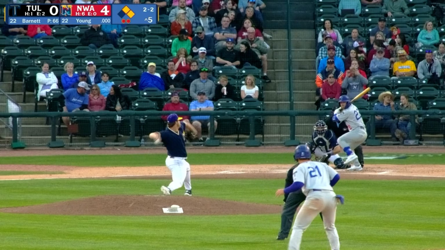 Mason Barnett's 7th K vs. Tulsa | 04/07/2024 | Naturals