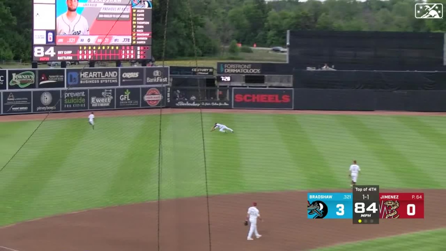 Joe Gray Jr.'s diving catch | 07/08/2023 | MiLB.com