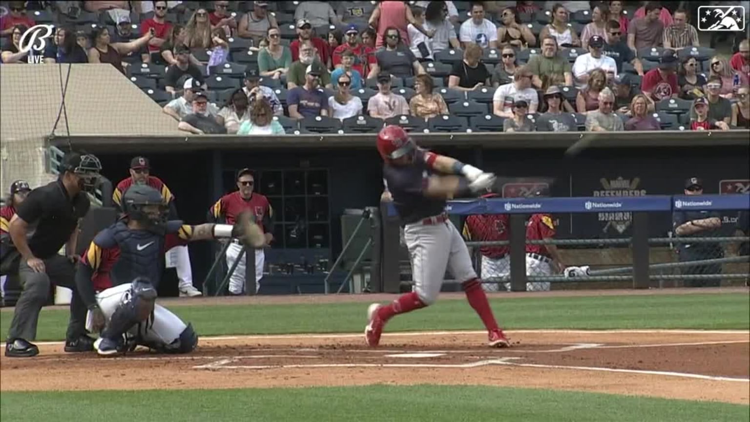 Matt McLain's towering solo homer | 04/15/2023 | MiLB.com