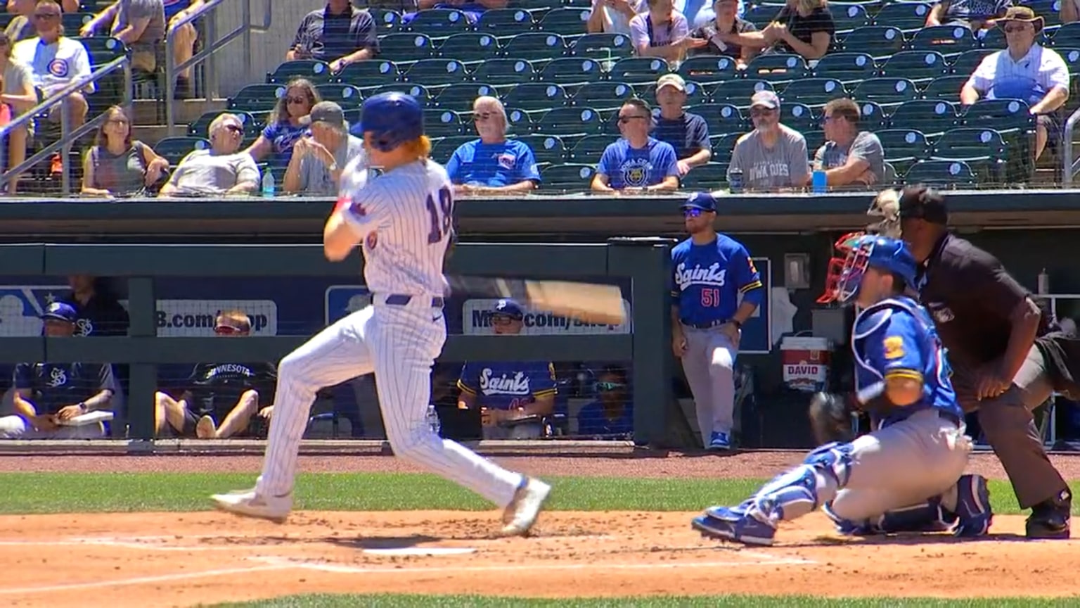 Owen Caissie delivers a three-hit performance | 06/26/2024 | Cubs