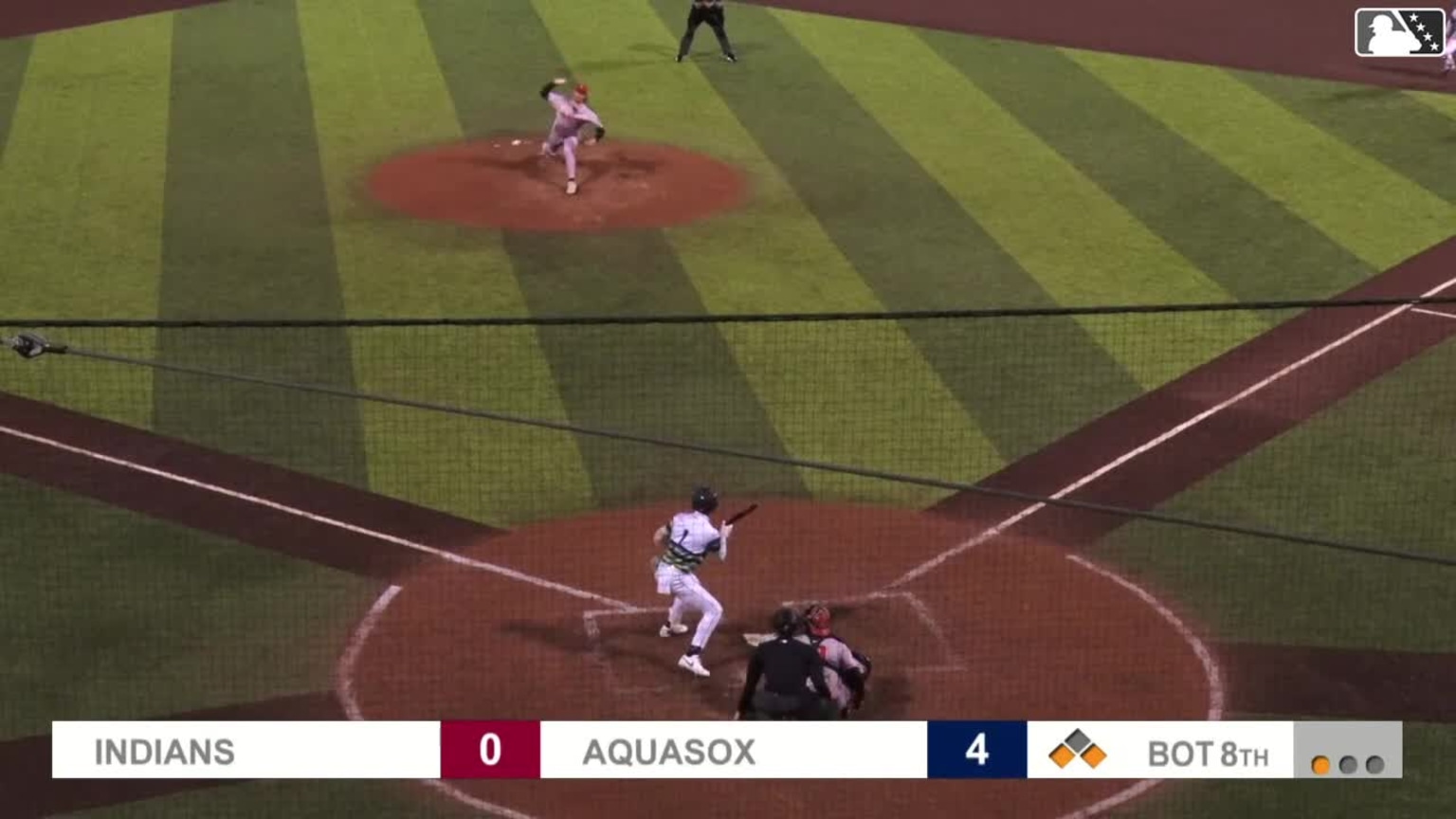 Curtis Washington Jr. out on a sacrifice bunt, pitcher Hunter Mann to ...