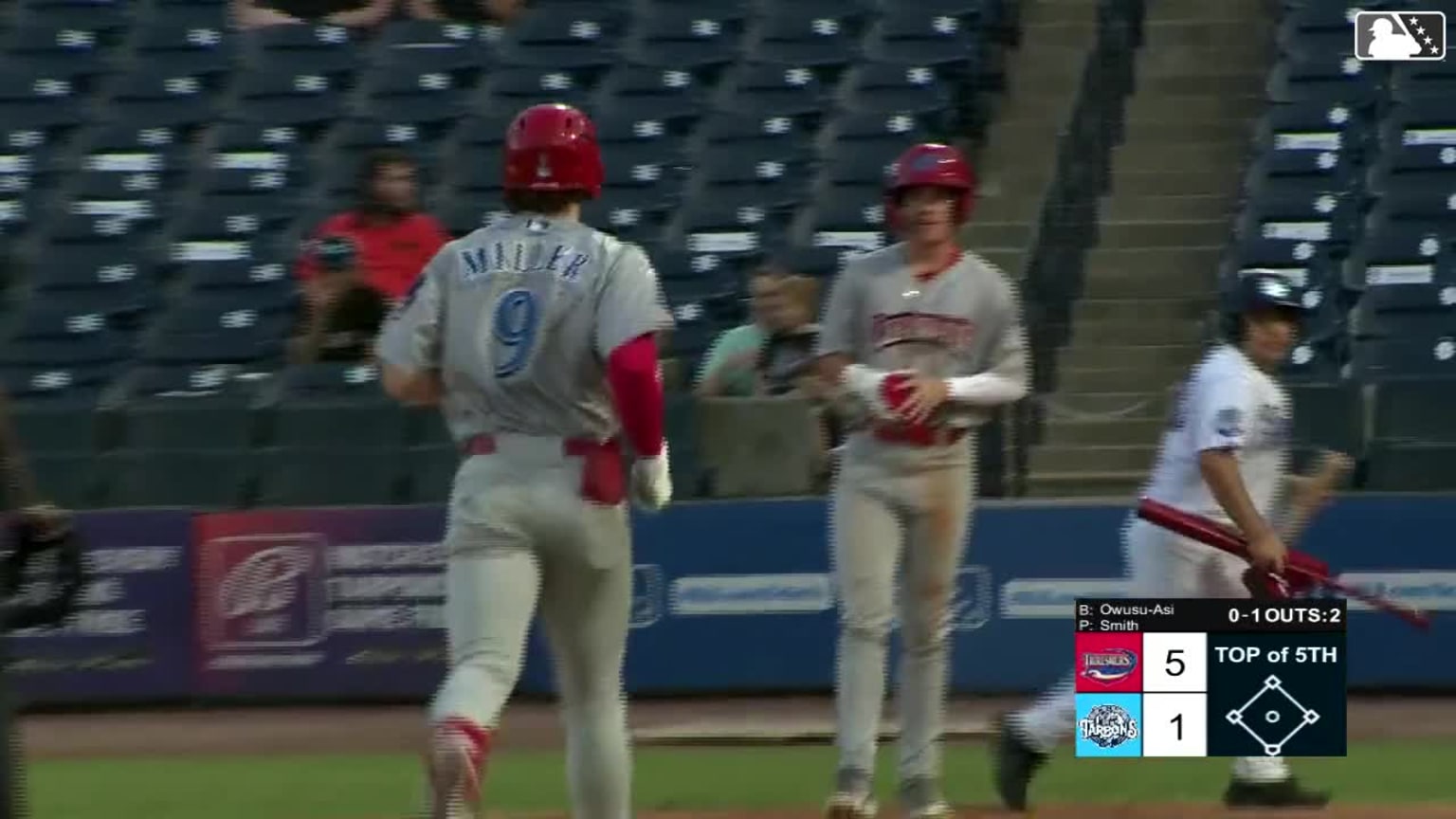 Aidan Miller's two-run home run | 05/09/2024 | MiLB.com