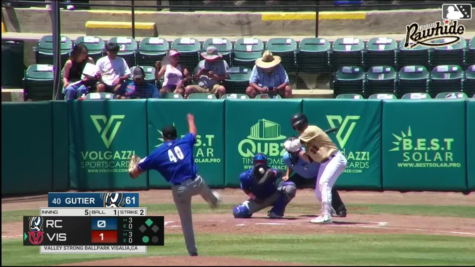 Roque Gutierrez gets his fifth strikeout of the game | 05/13/2024 | Quakes
