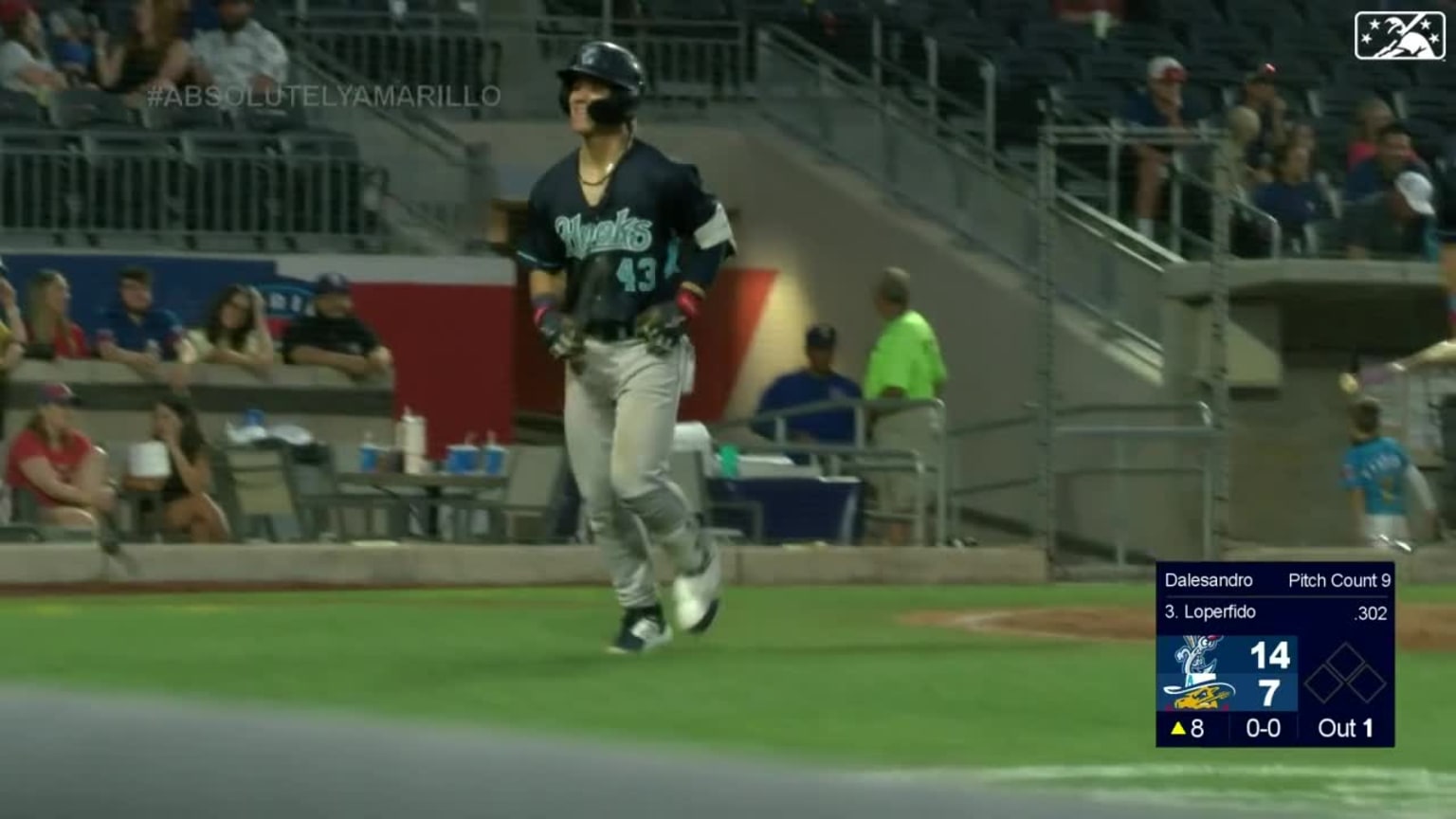 Kenedy Corona's solo homer | 08/07/2023 | Dominican Summer League