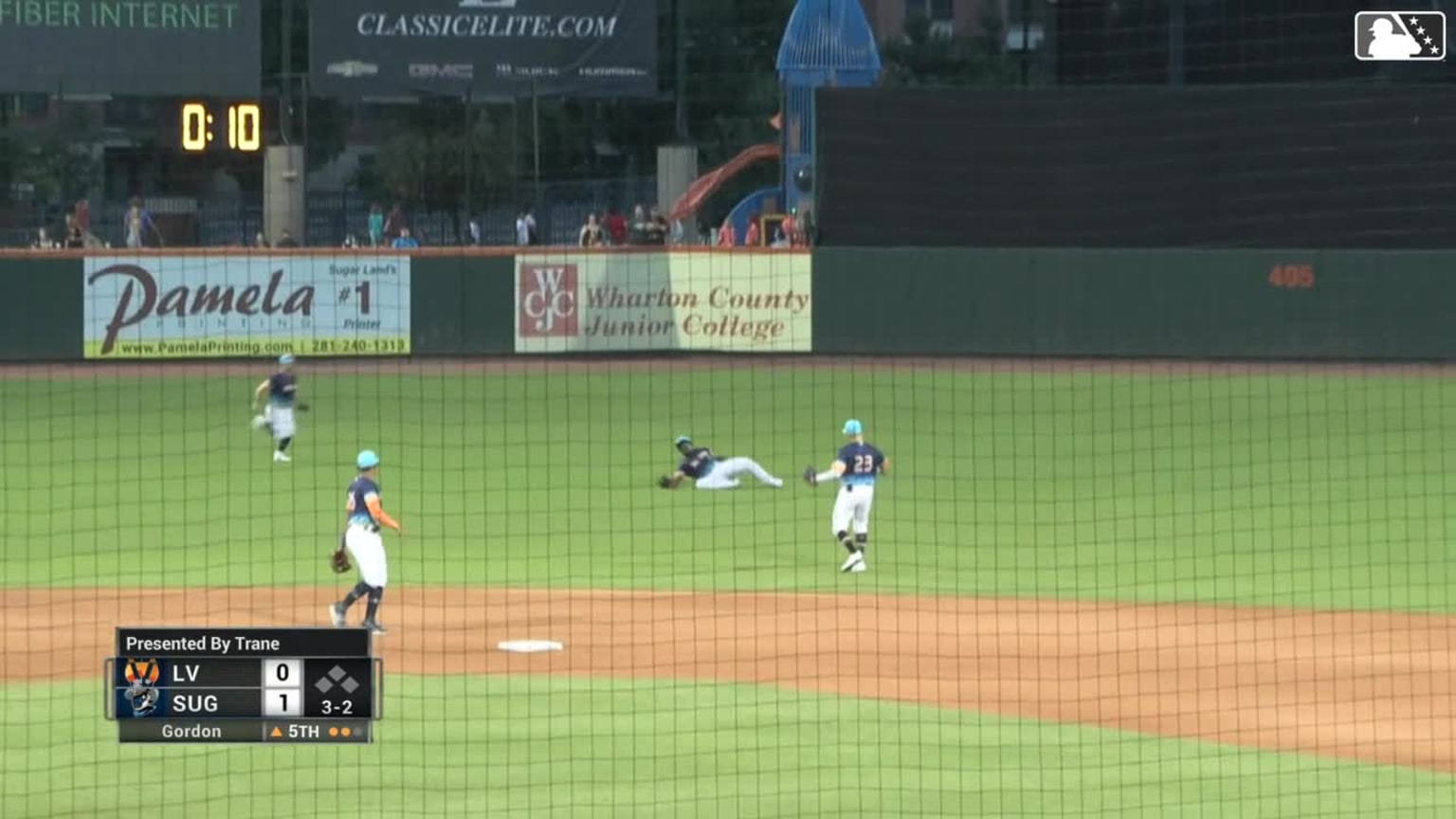 Quincy Hamilton's sliding catch | 07/13/2024 | Space Cowboys