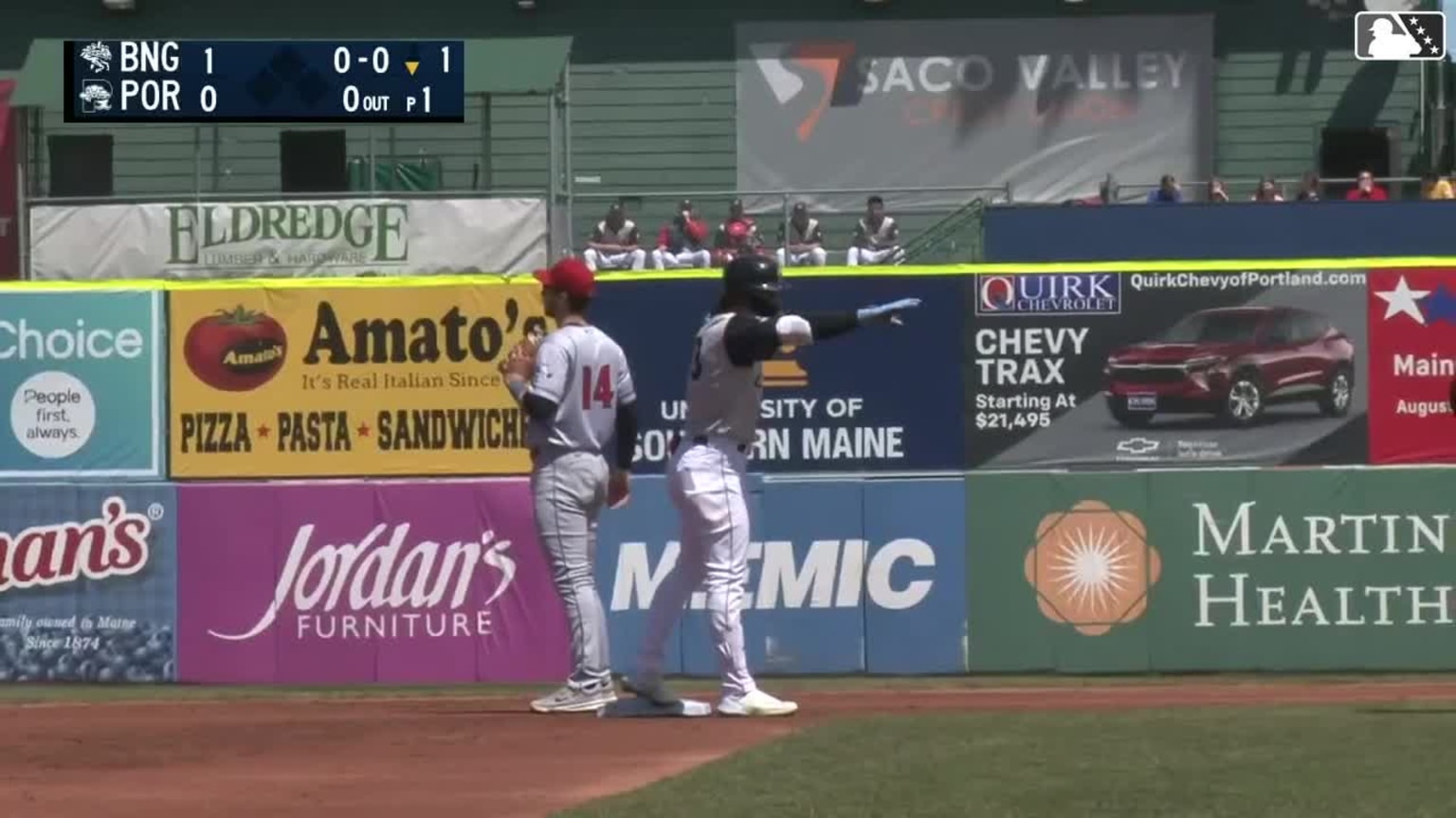 Roman Anthony's leadoff double | 05/11/2024 | Sea Dogs