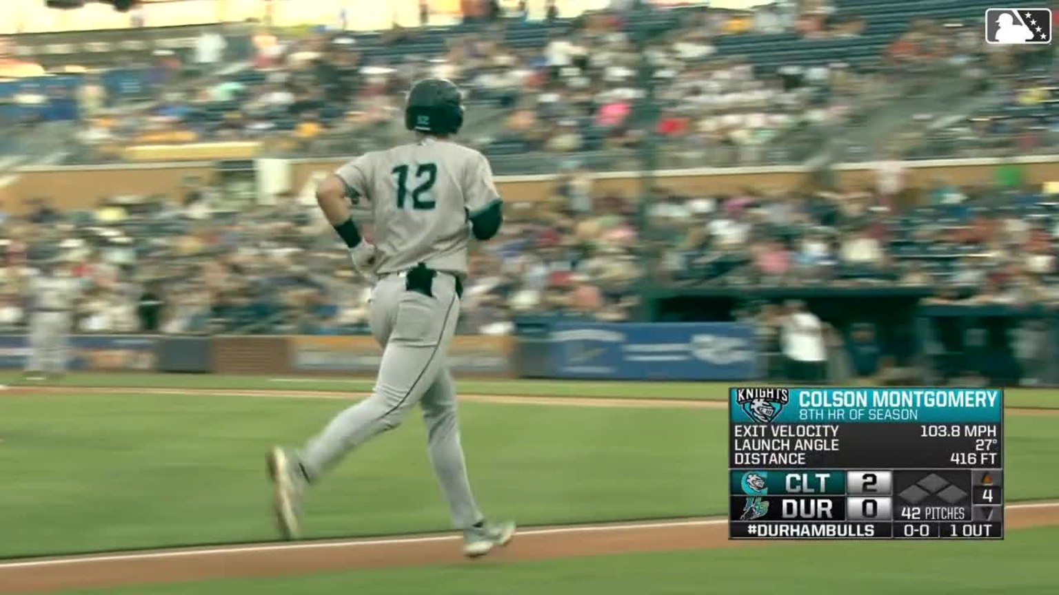 Colson Montgomery hits a solo homer | 06/13/2024 | Knights