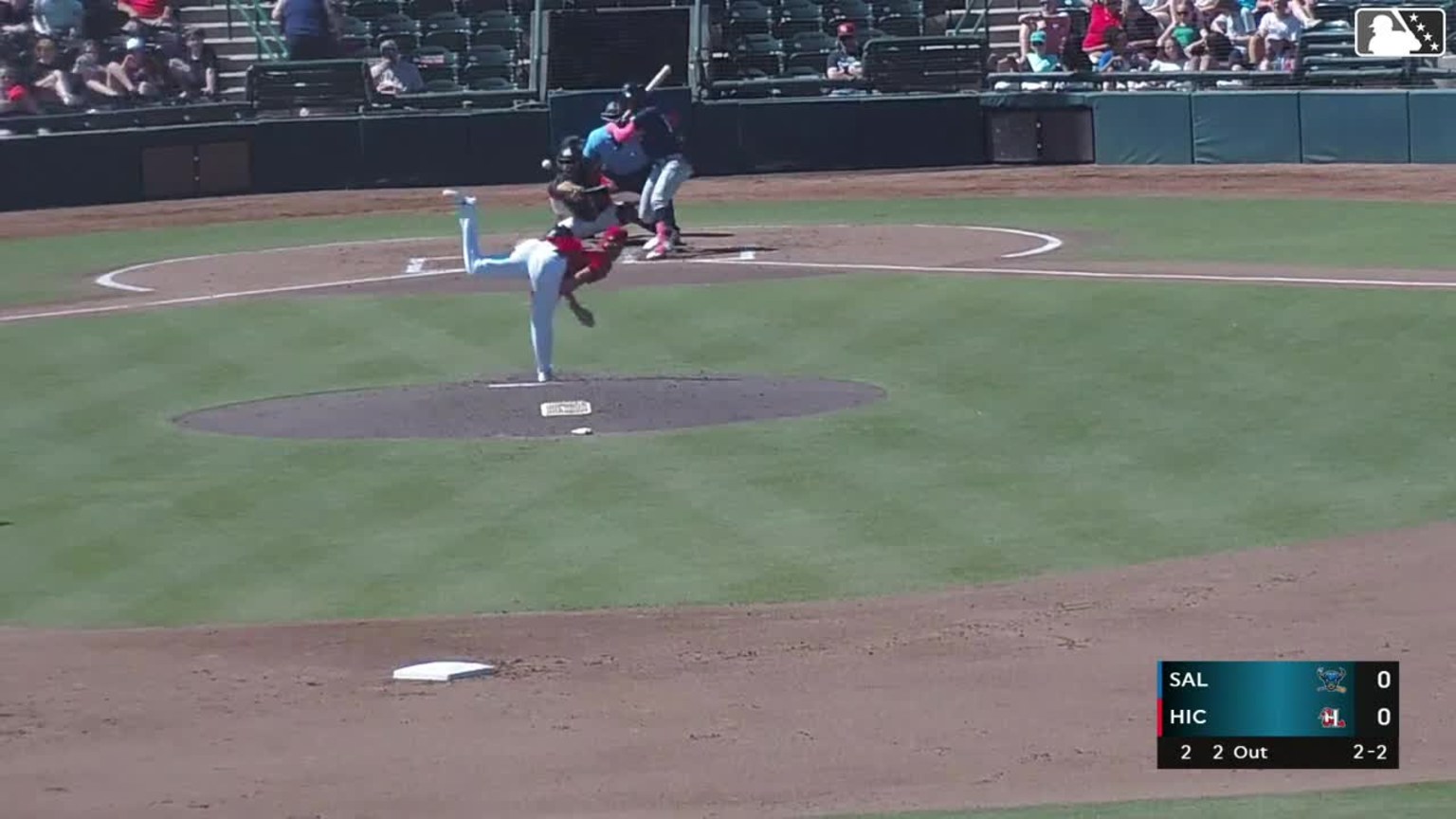 Ilan Fernandez homers (1) on a fly ball to right center field. Luke ...