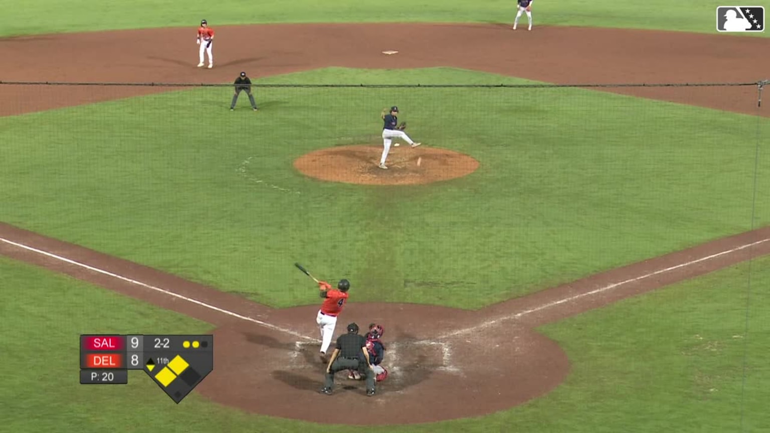 Braylin Tavera's walk-off two-run single | 08/31/2024 | Shorebirds