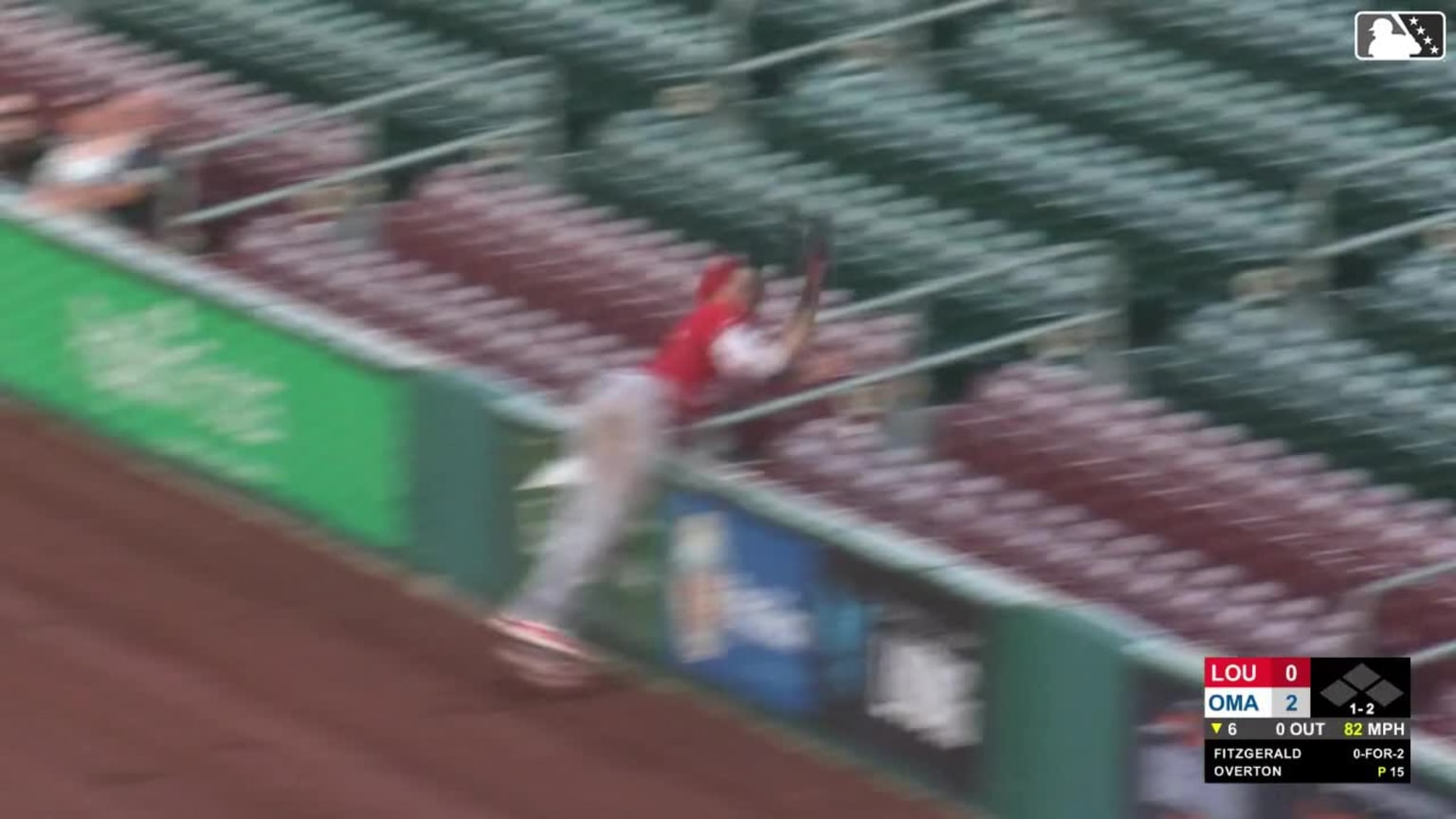 Edwin Ríos makes the catch while falling into stands | 08/16/2024 | Bats