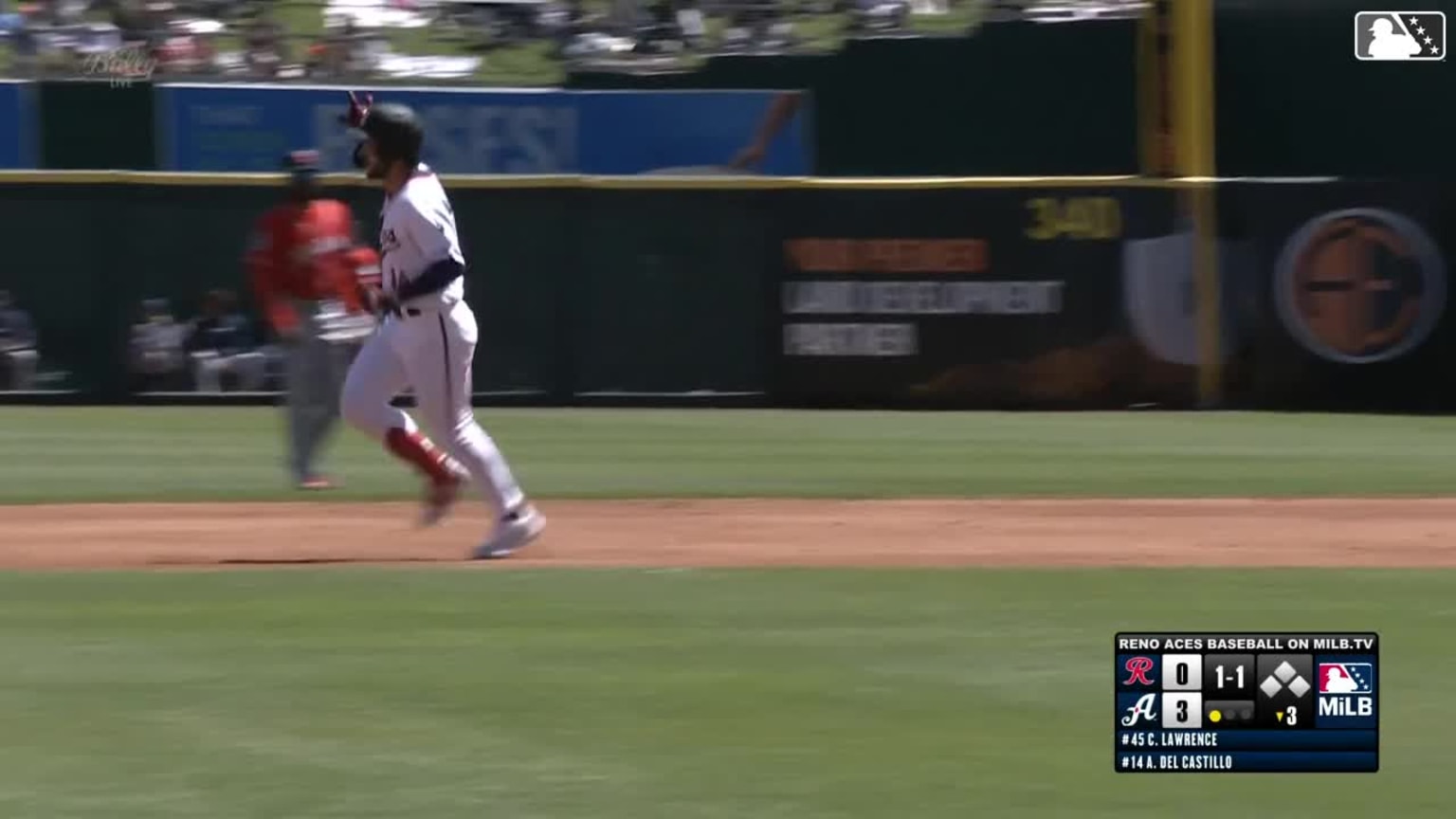 Adrian Del Castillo hits a solo homer (6) | 05/07/2024 | Aces