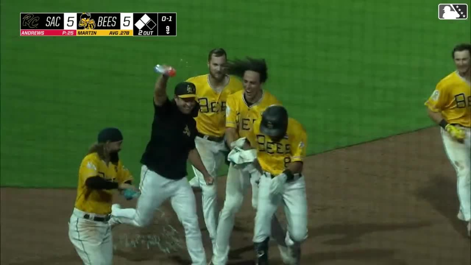 Jason Martin's walk-off single | 07/11/2024 | Bees